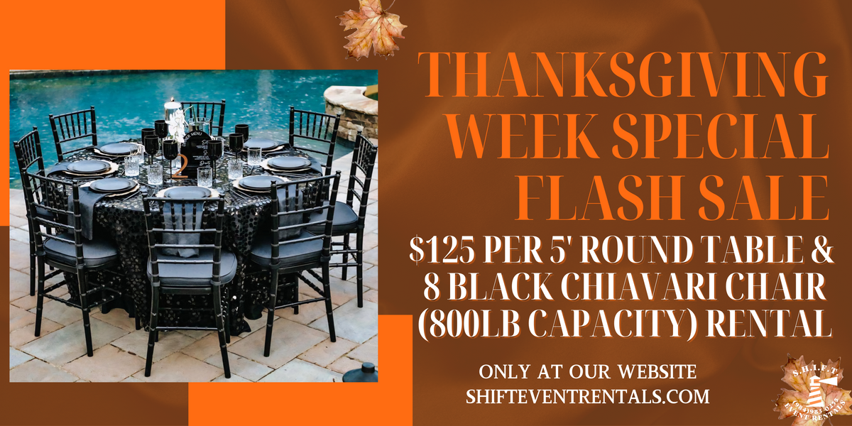 Thanksgiving & Friendsgiving Dinner Party Package (Formal Gathering Di ...