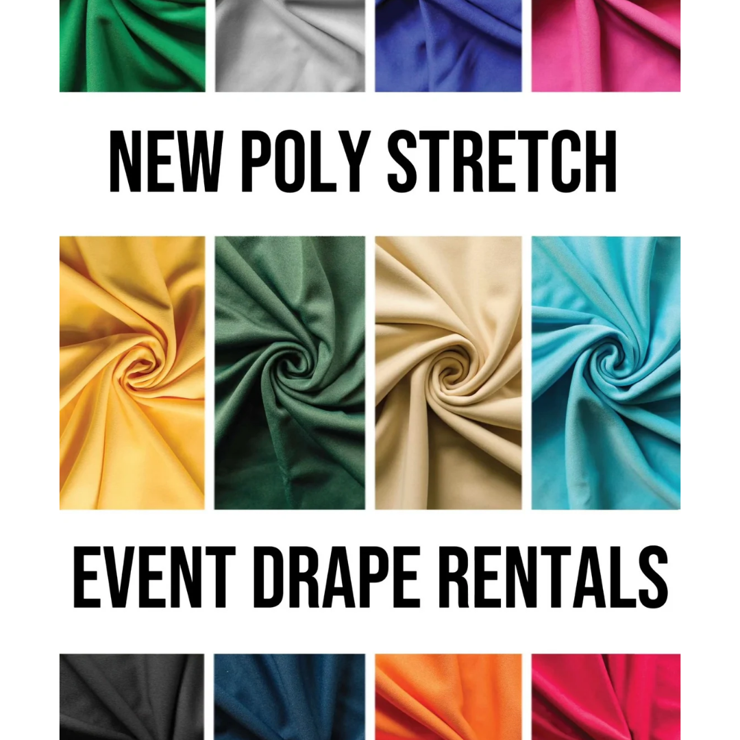 Poly Stretch Wall Drape Panel Packages (17 Colors Options) – S.H.I.F.T ...