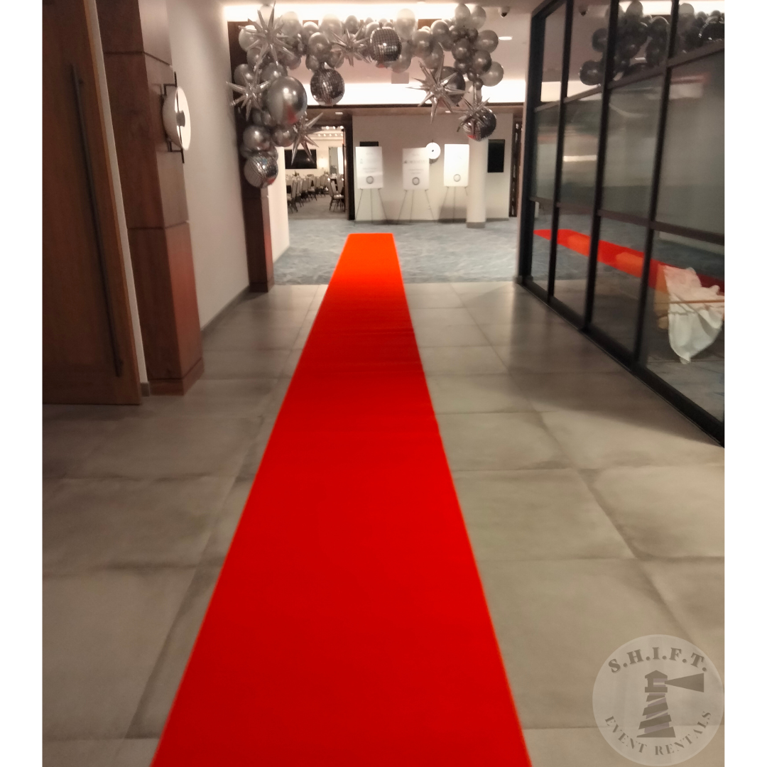 Red Event Carpets & Runners – S.H.I.F.T. Event Rentals