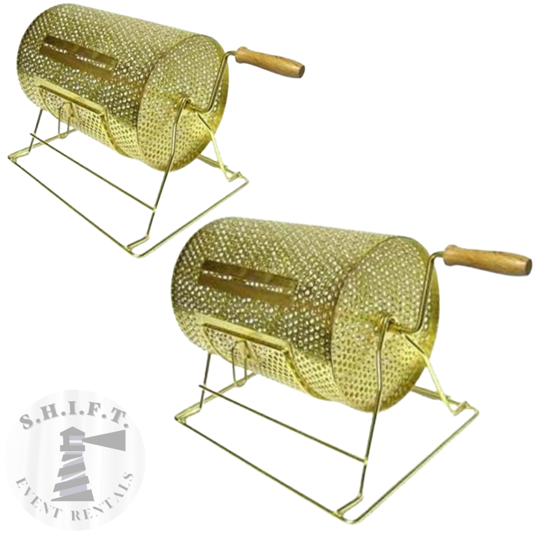 Gold Raffle Drum – S.H.I.F.T. Event Rentals