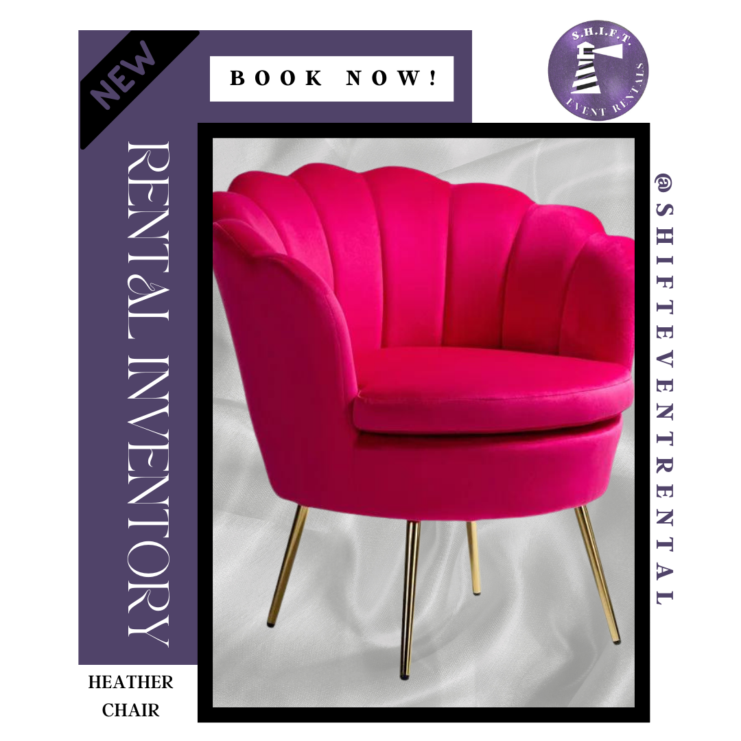 Heather Armchair (Fuchsia) – S.H.I.F.T. Event Rentals