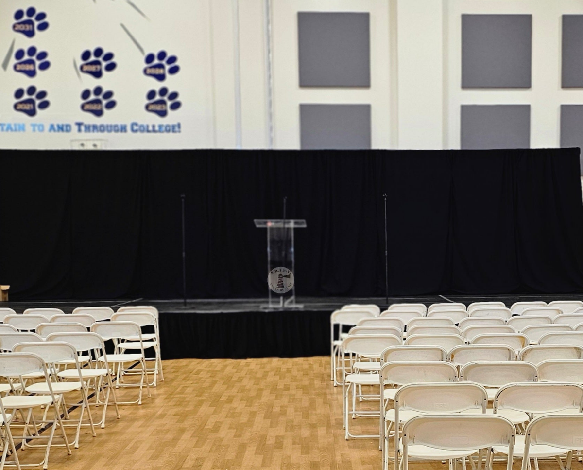 Duvetyne Wall Drape Packages (Black or White Only) – S.H.I.F.T. Event ...