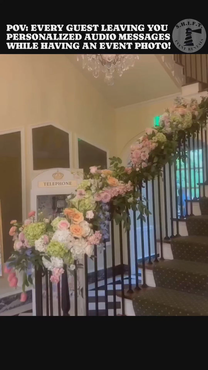 Telephone Booth (White) – S.H.I.F.T. Event Rentals