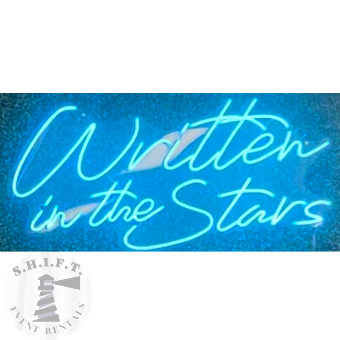 Written in the Stars Neon Sign (MULTICOLOR) – S.H.I.F.T. Event Rentals